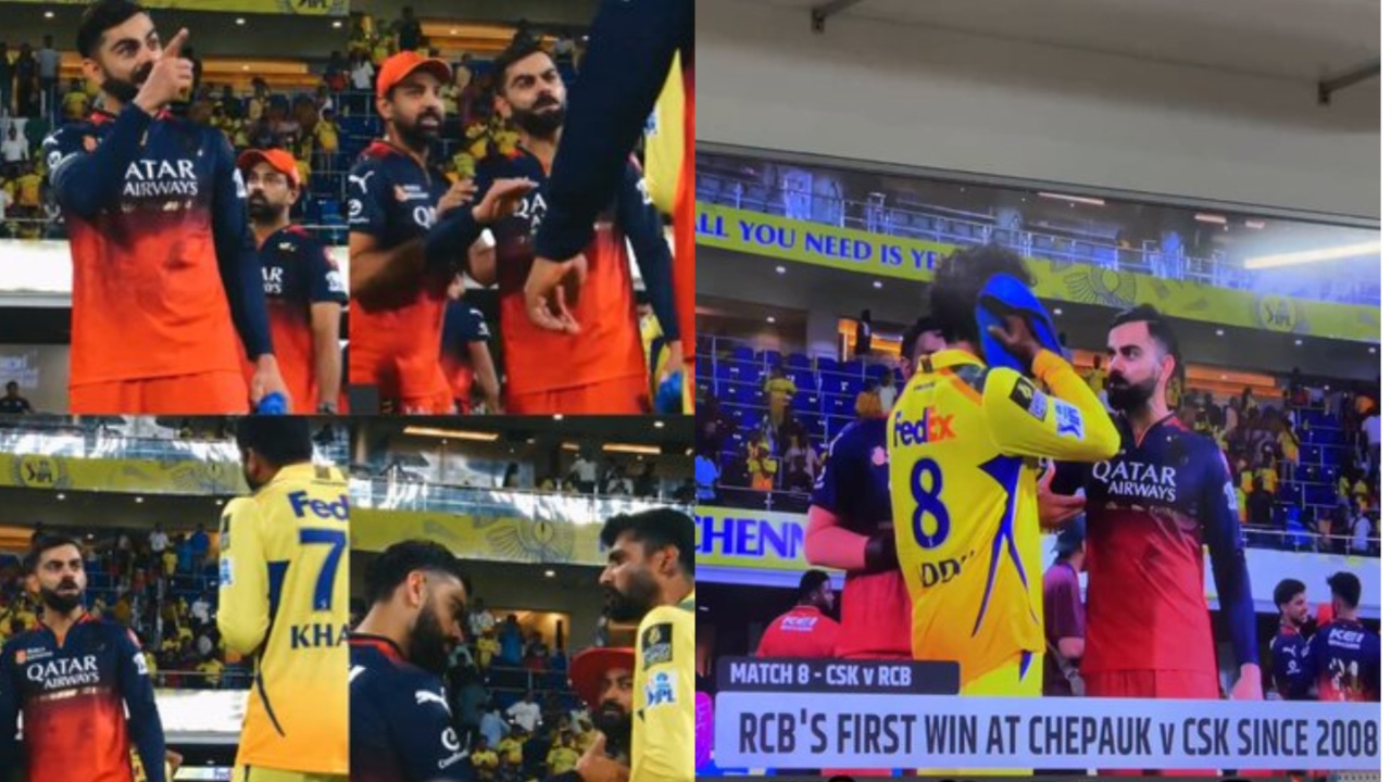 Watch: Virat Kohli Kills Khaleel Ahmed After CSK vs RCB Clash